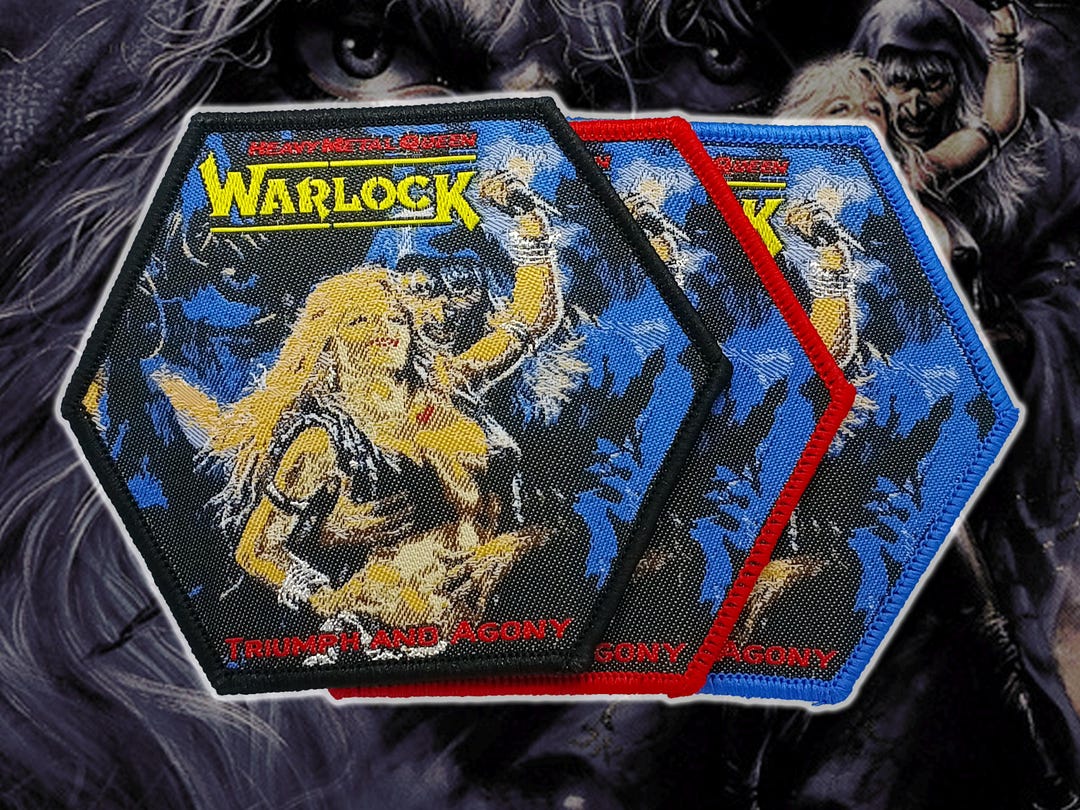 Warlock'triumph and Agony',woven Patches,heavymetalpatches ...
