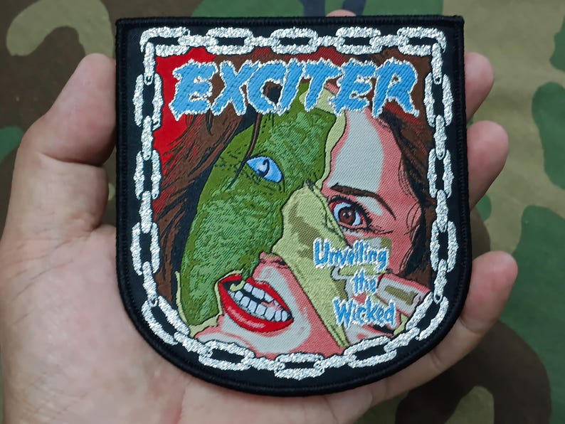 Exciter'unveiling the Wicked'/woven Patches/applique/sewonpatches ...