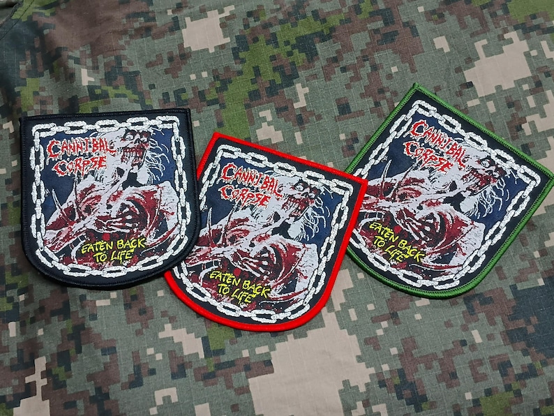 Cannibal Corpse'eaten Back to Life'/woven Patch/deathmetalpatch ...