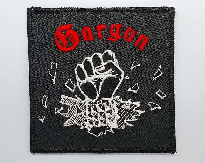 GORGON 'S/T' Embroidered Patches, Japanese Heavy Metal Patches,heavy ...