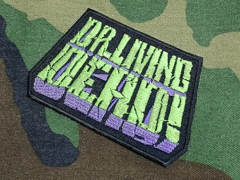 DR.LIVING Dead!,embroidered Patches,thrashmetalpatches ...