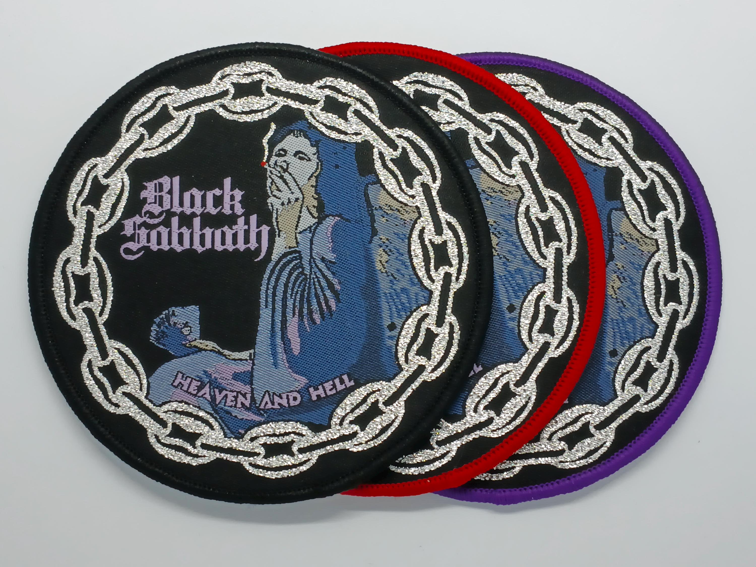 BLACK Sabbath'heaven and Hell'woven Patches,heavymetalpatches ...