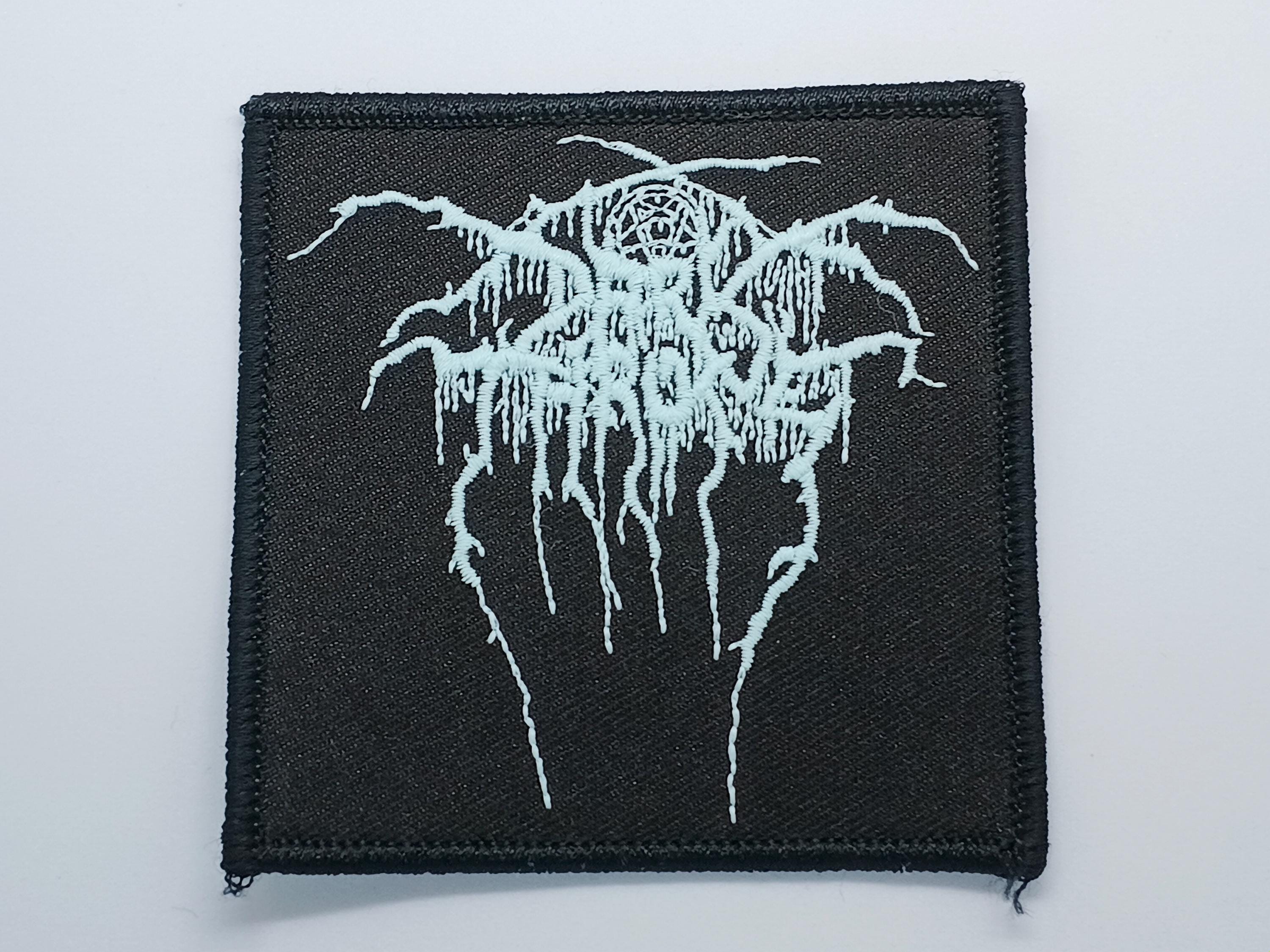 DARKTHRONE 'logo' Embroidered Patches, Black Metal Patches,battle ...