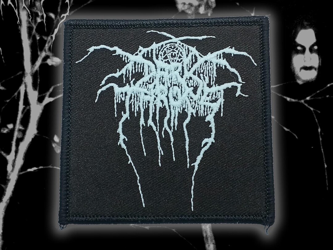 DARKTHRONE 'logo' Embroidered Patches, Black Metal Patches,battle ...