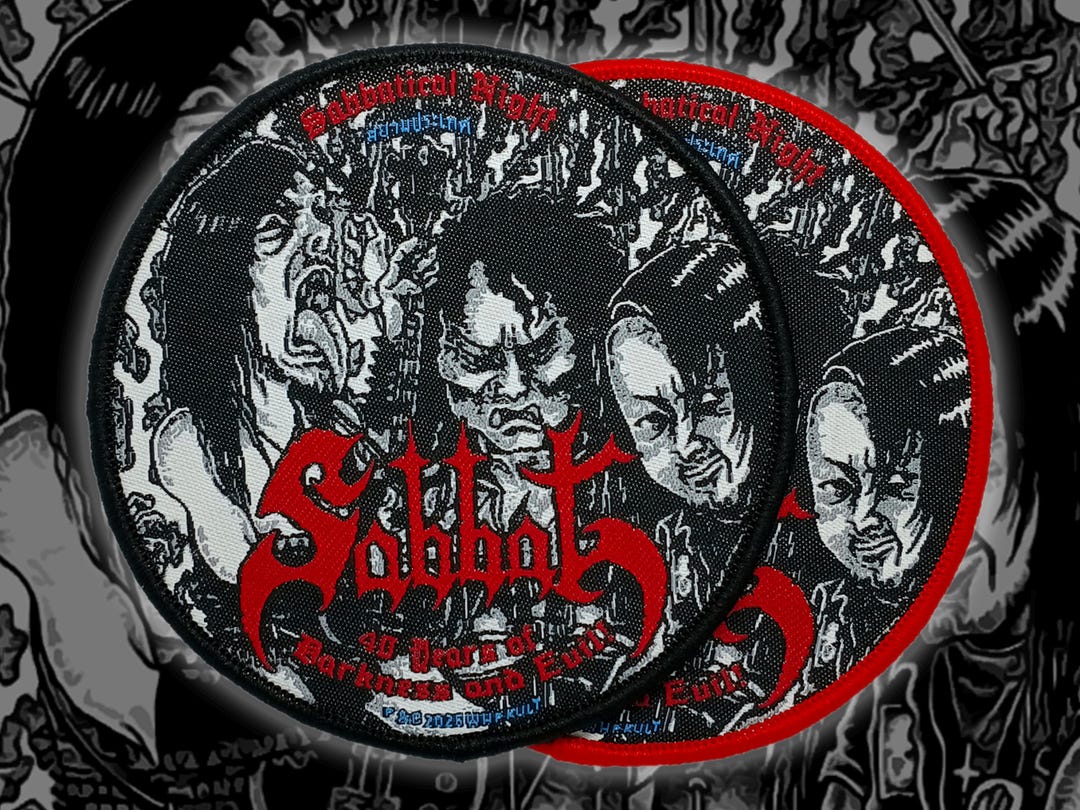 Sabbat 'sabbatical Night' Woven Patch,blackmetalpatches,battlejacket ...