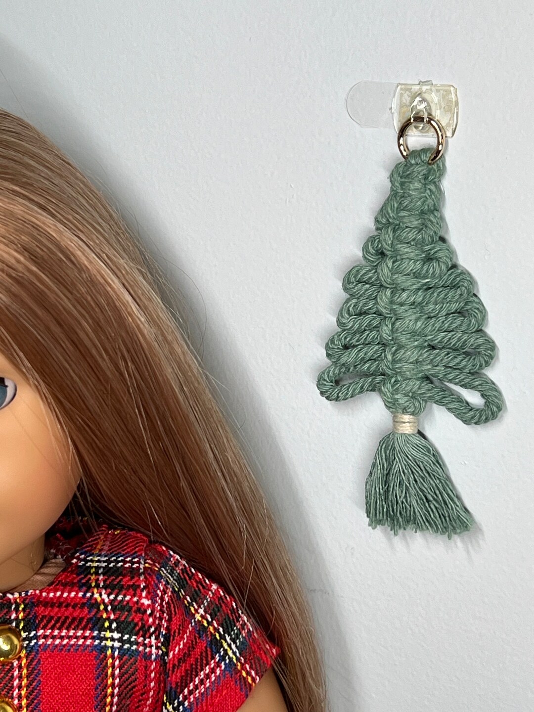 Mini Macrame Christmas Tree Wall Hanging Decor 1/3 Scale for - Etsy