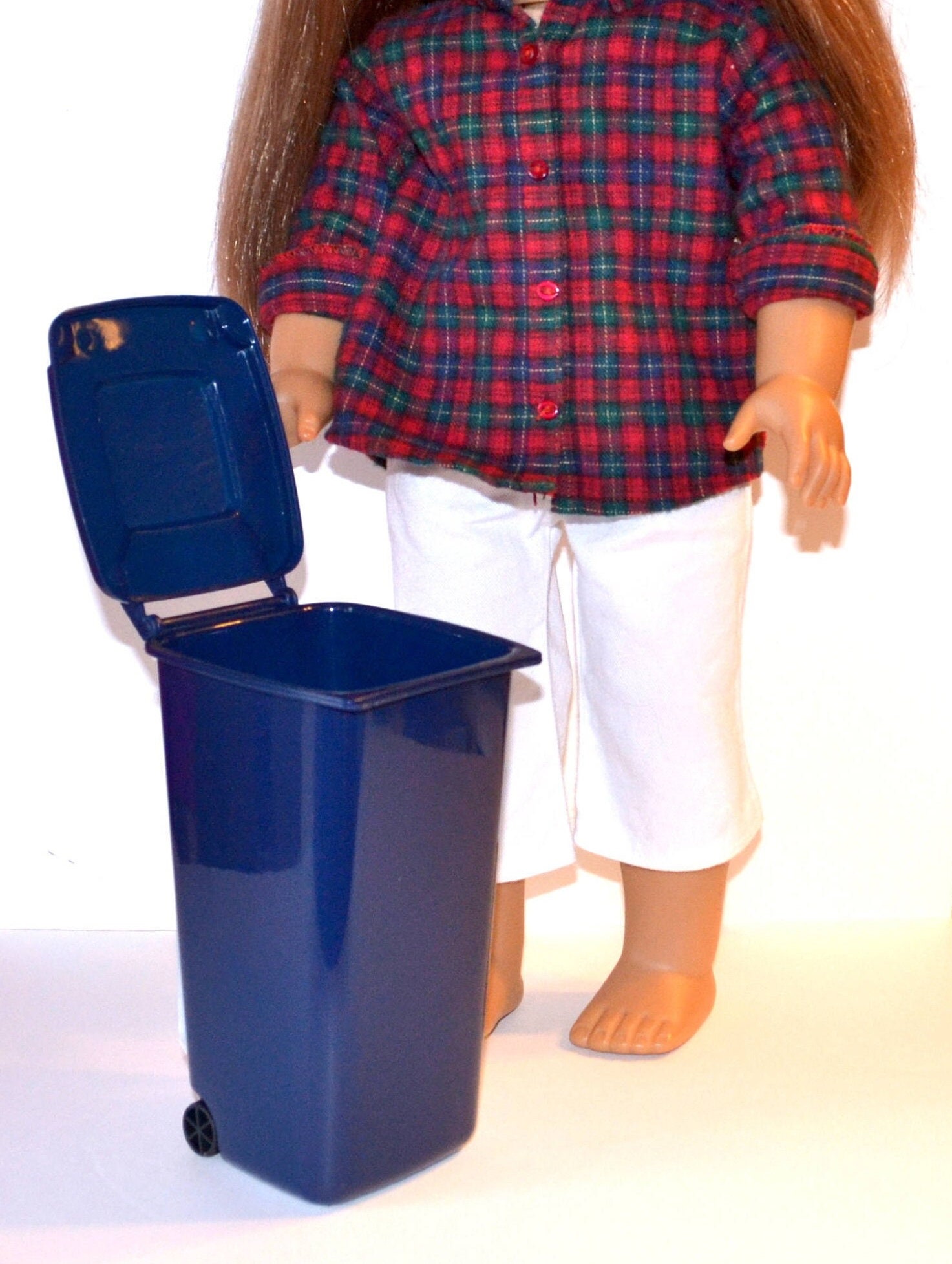 Trash Can or Recyclables Bin 1/13 Scale for 14.5"- 18" Dolls- Various ...