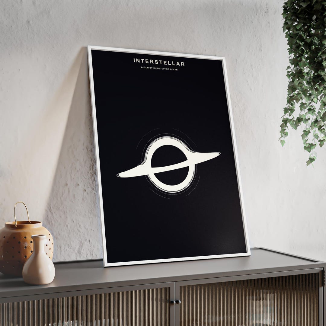 Interstellar Poster / Movie Wall Art / Movie Poster Christopher Nolan ...