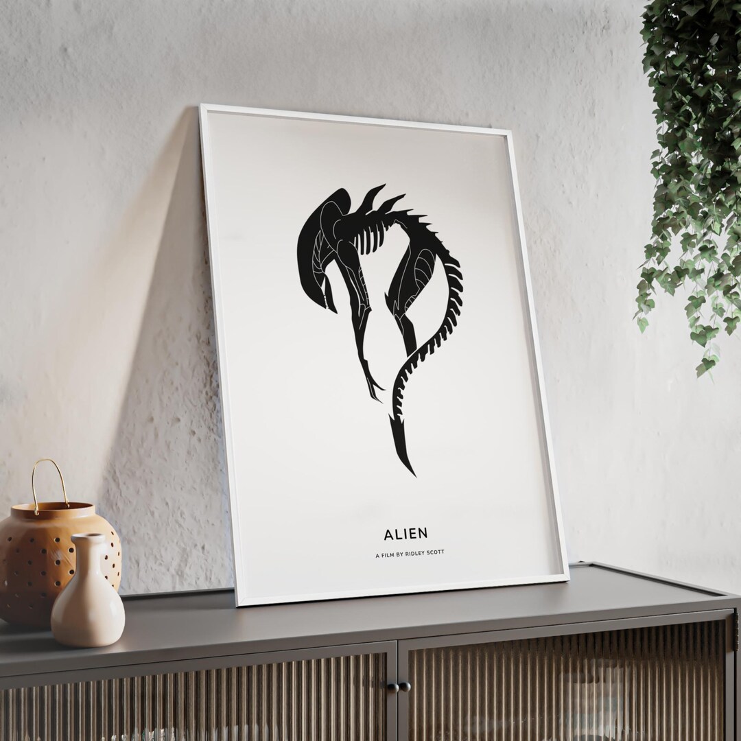 Alien Movie Poster / Movie Wall Art / Movie Poster Ridley Scott ...