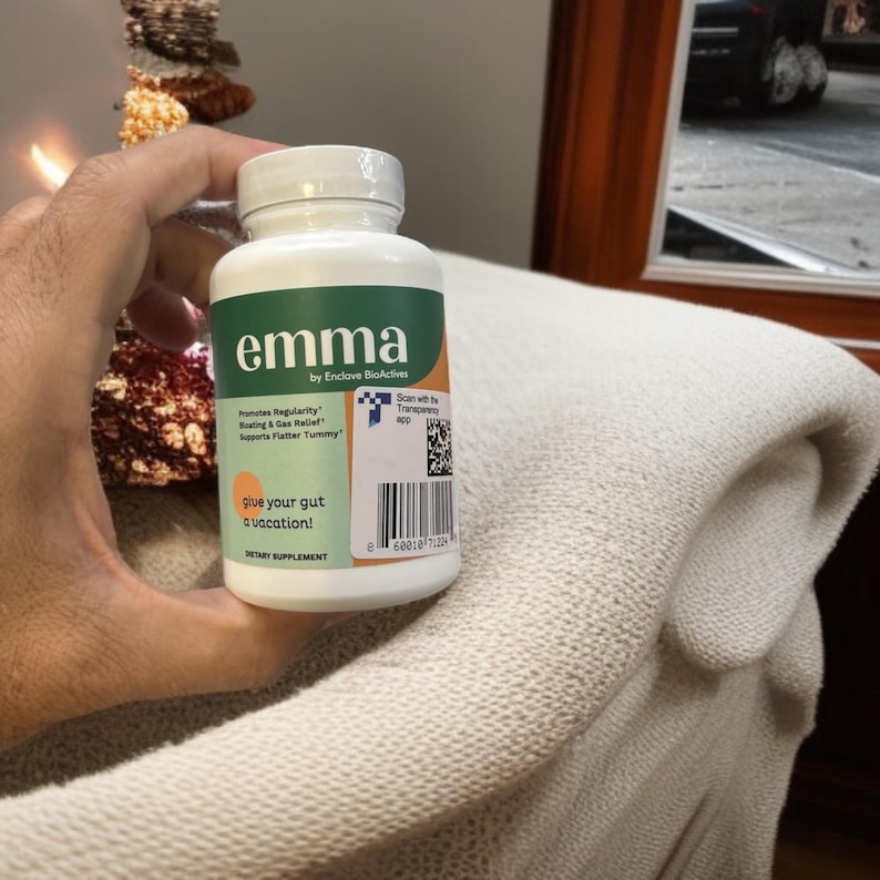 Emma Gut Health Doctors Endorsed Supplement - 60 Capsules - Relief From ...