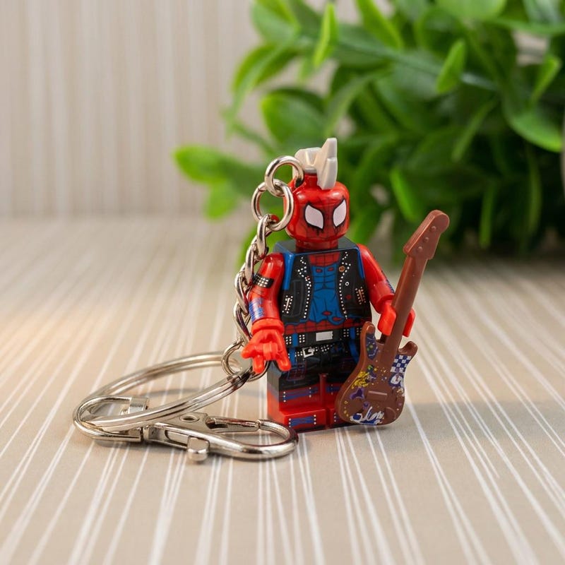 Spiderman Keychain - Etsy