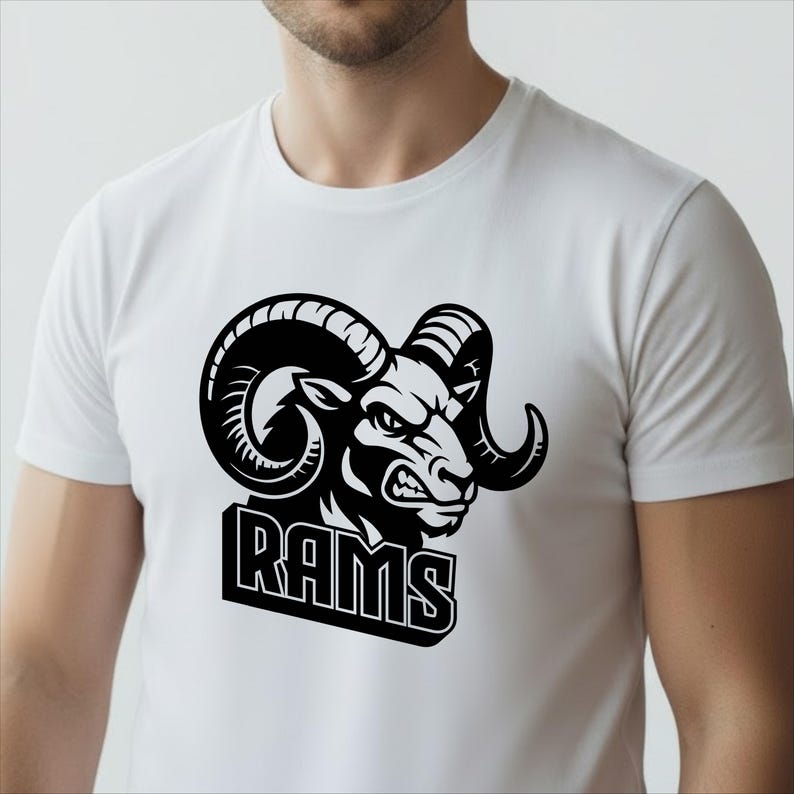 Rams Team Logo SVG, PNG, PDF, Dxf File - Etsy