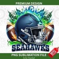 20 Seahawks SVG Bundle: Football School Mascot, Sport, Png, Eps, Dxf ...