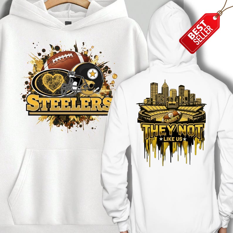 Steelers Football PNG Clipart – Game Day Sublimation Designs (digital ...