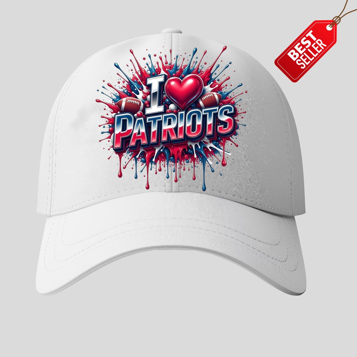 Patriots Football PNG – Game Day Clipart, Sublimation Design (digital ...