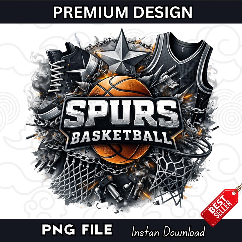 San Antonio Spurs Svg - Etsy