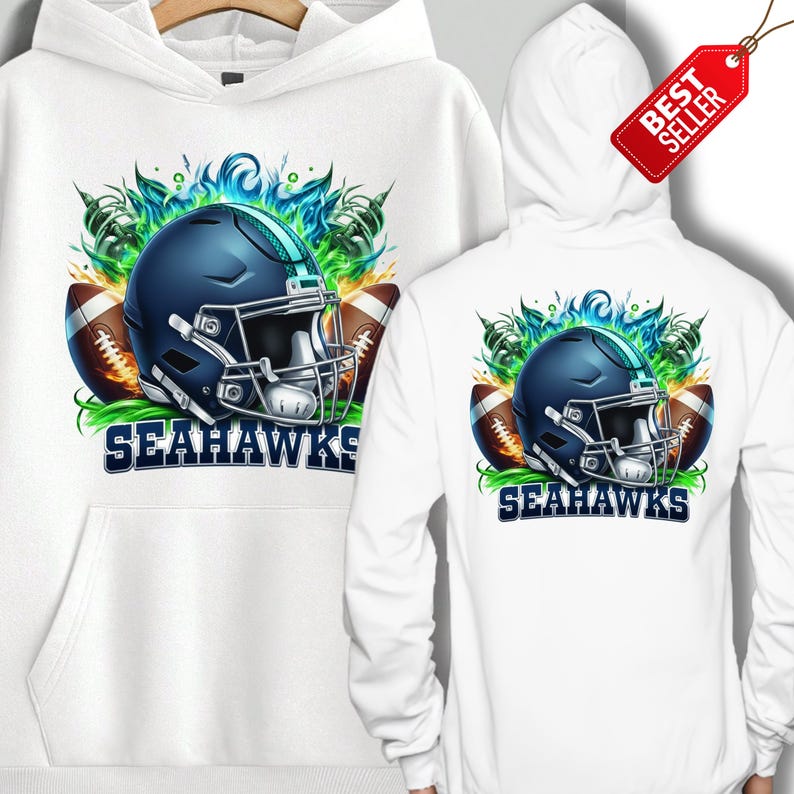 Seahawks Football PNG Game Day Clipart Sublimation - Seahawks Design ...