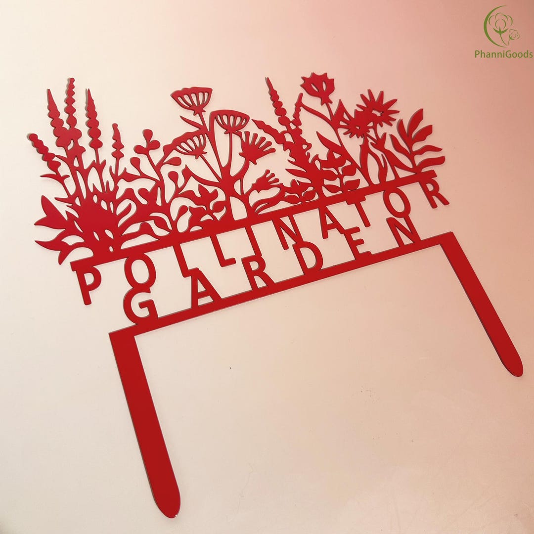 Custom Flower Garden Stake,personalized Flower Metal Sign,gardener Name ...