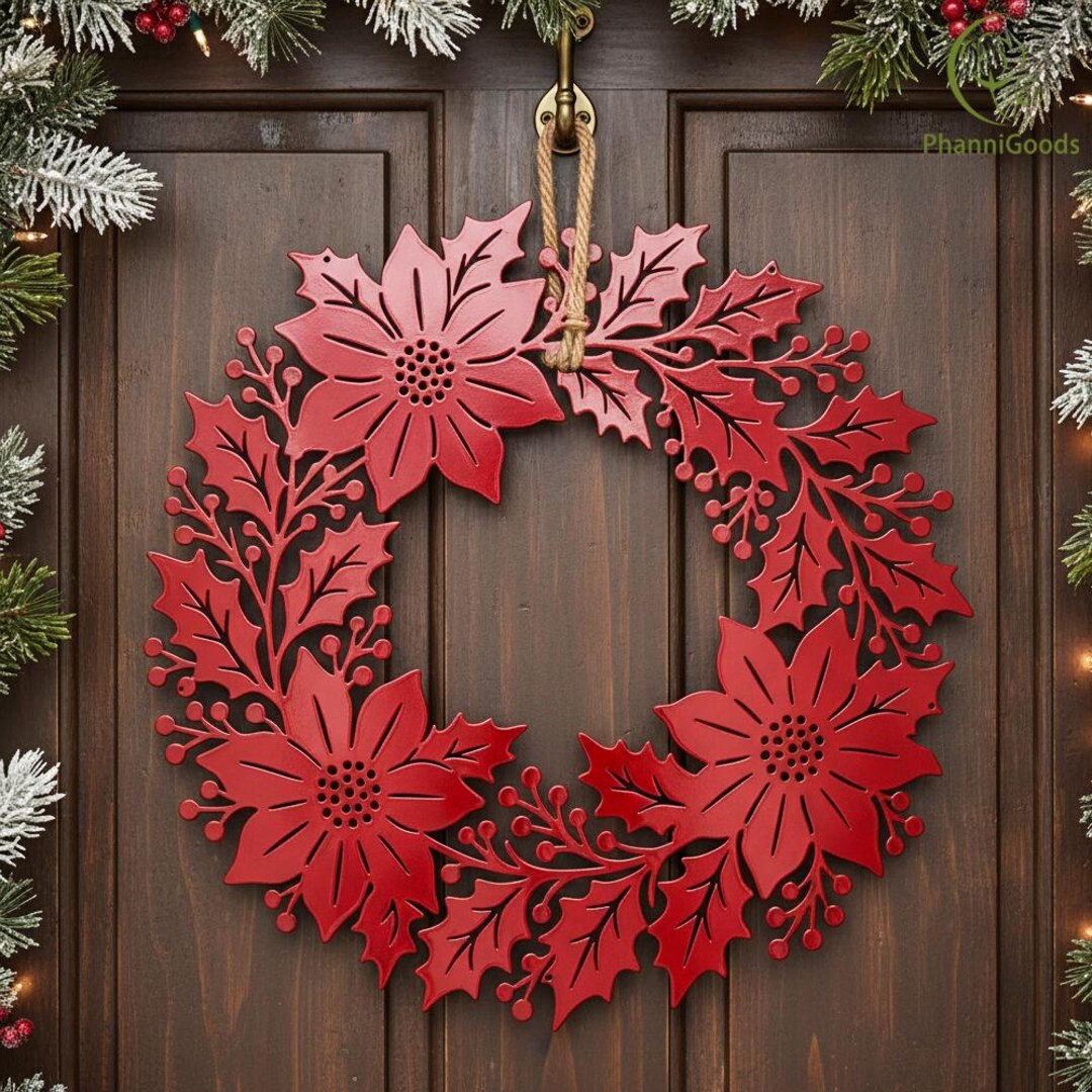 Vintage Style Metal Wreath,heirloom Quality Metal Wreath,rustic Four ...