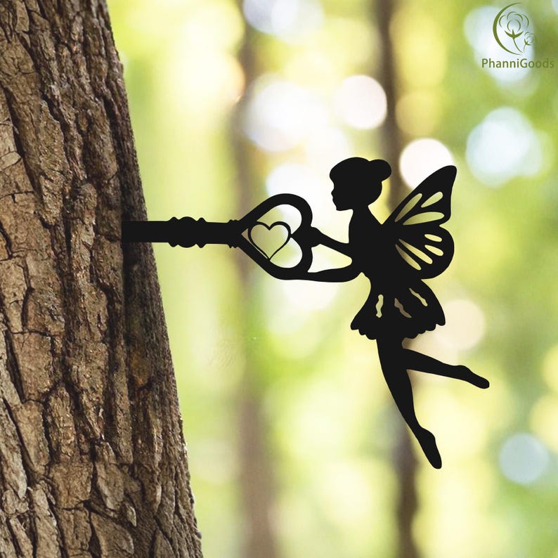 Fairy Silhouette Metal Decor,garden Fairy Decor,fairy Art Decor,fairy ...