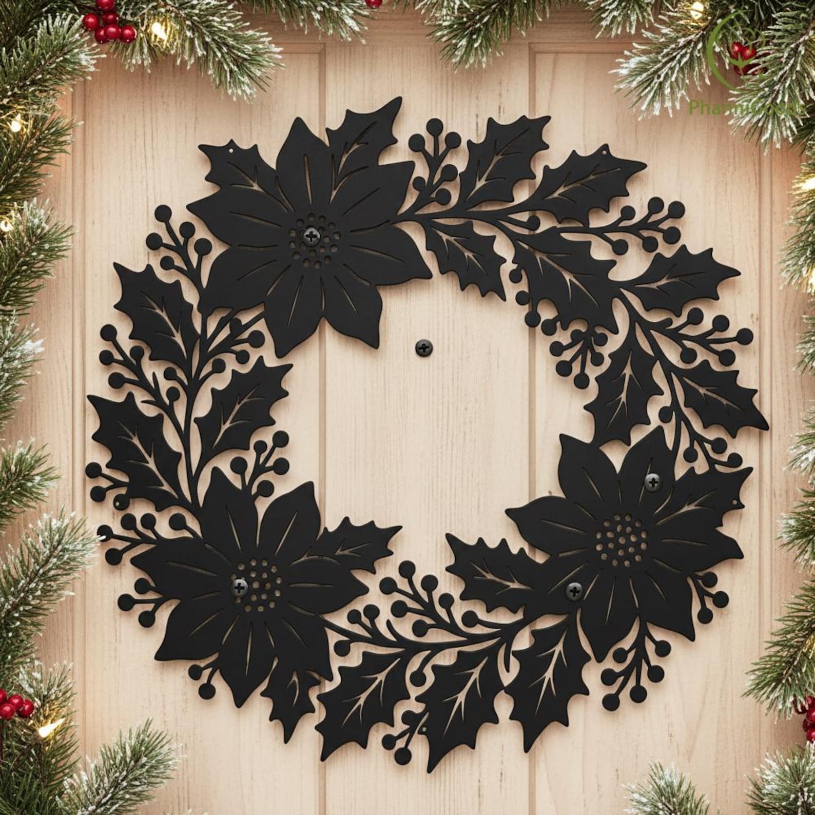Vintage Style Metal Wreath,heirloom Quality Metal Wreath,rustic Four ...