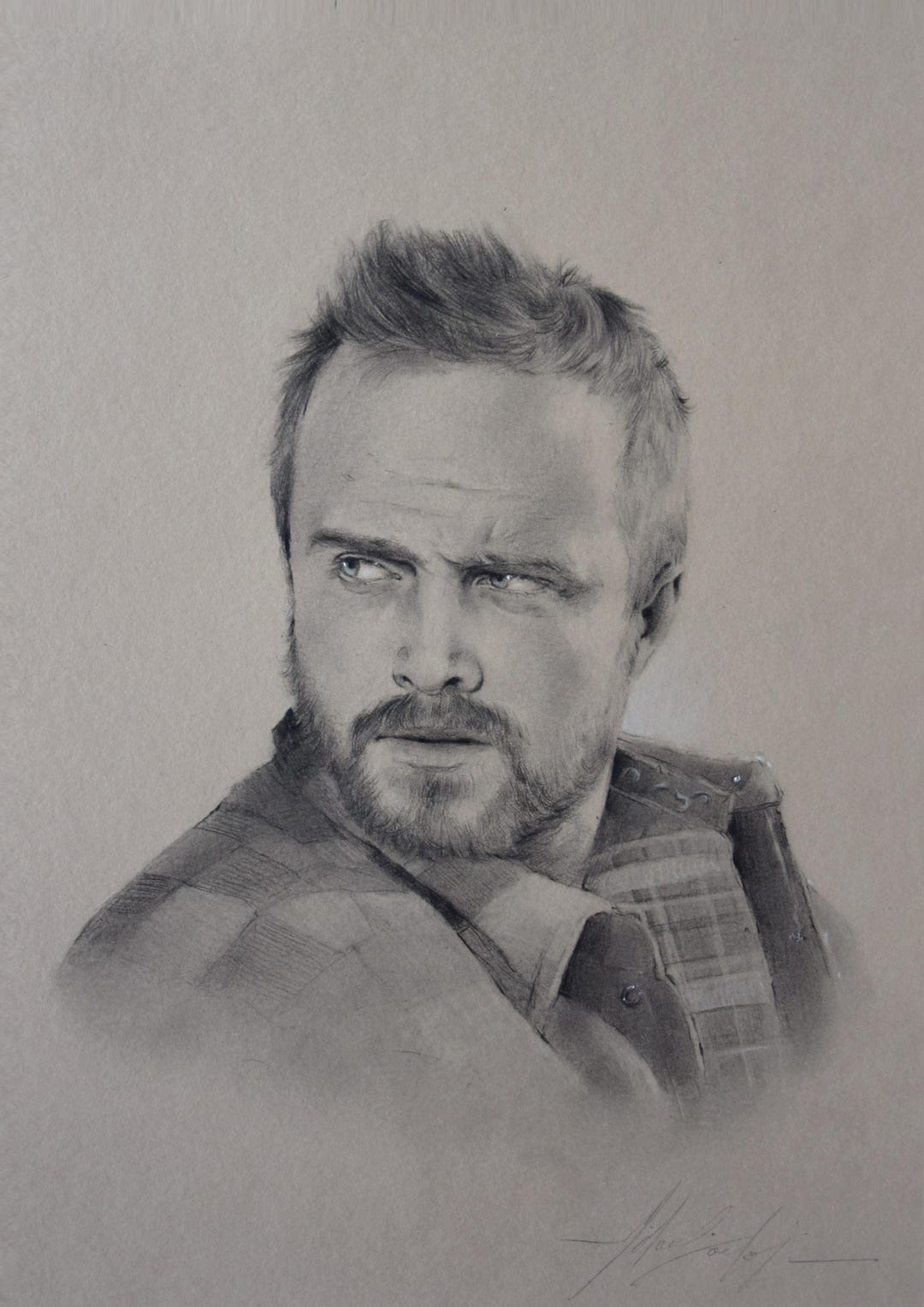Portrait of Jesse Pinkman - Breaking Bad | Original Drawing, Signed ...