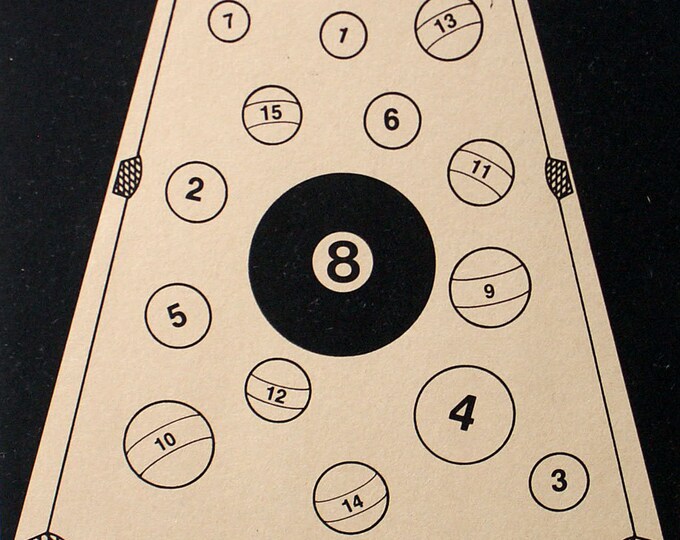 Crosman Shooting Games Paper Target BB Billiards - Etsy