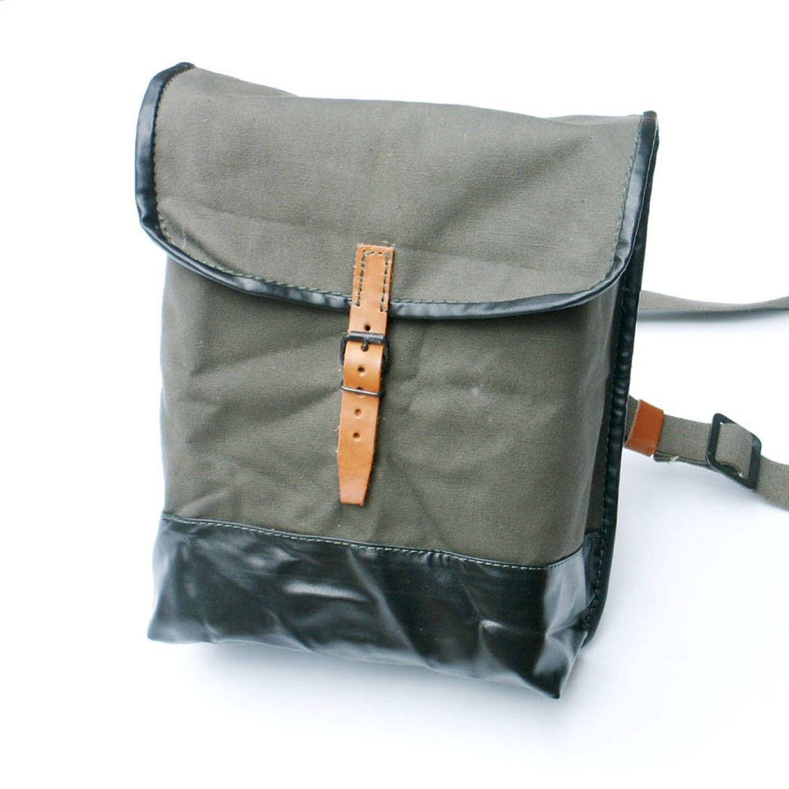 Military Canvas Shoulder Bag Accessory Pouch Rubberized - Etsy