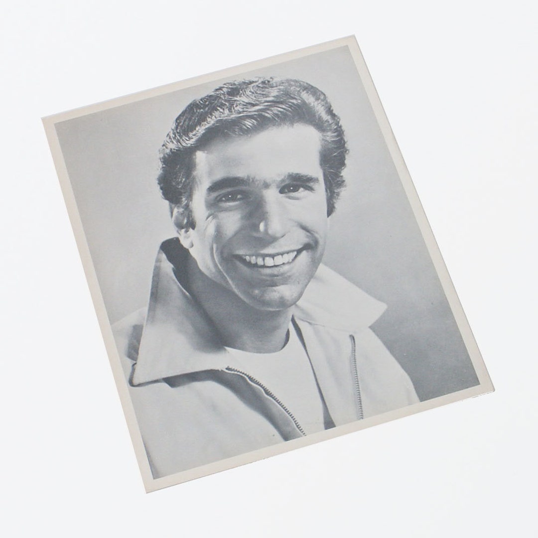 1970s Sitcom Happy Days Henry Winkler Promo Photo - Etsy