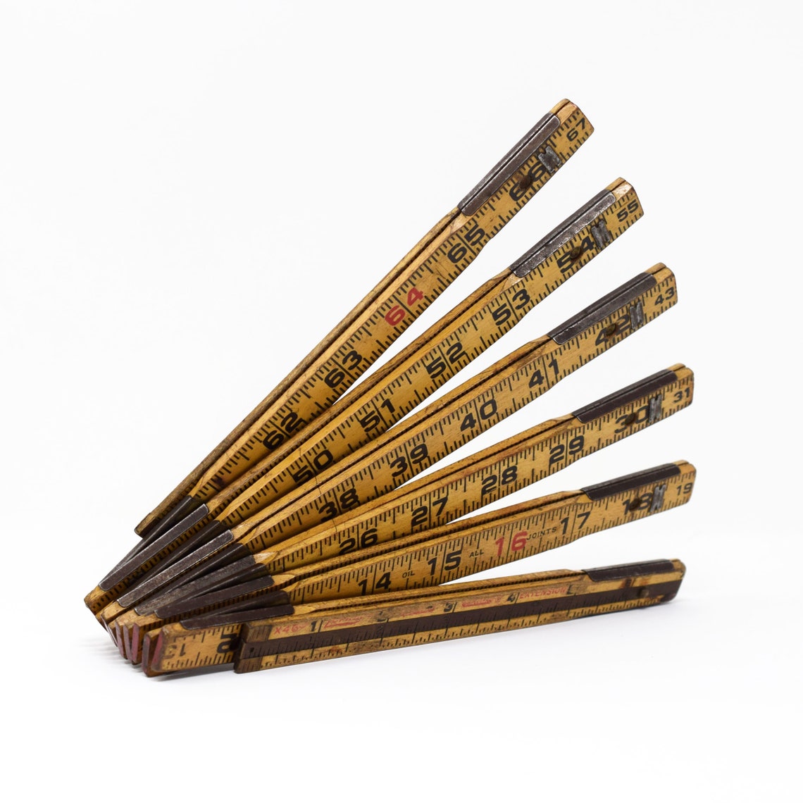 Industrial Lufkin Wooden Folding Ruler | Etsy