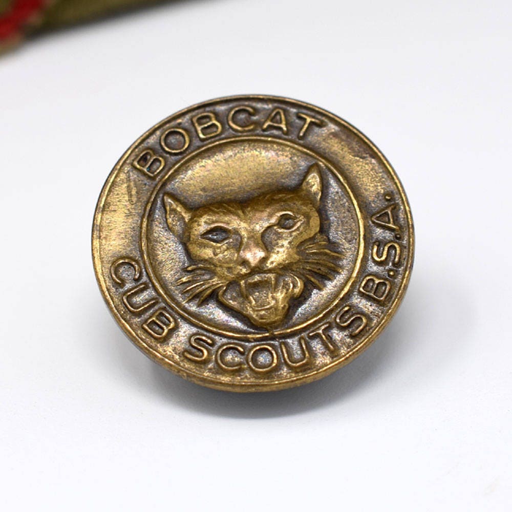 Cub Scout Bobcat Pin 1950s BSA - Etsy
