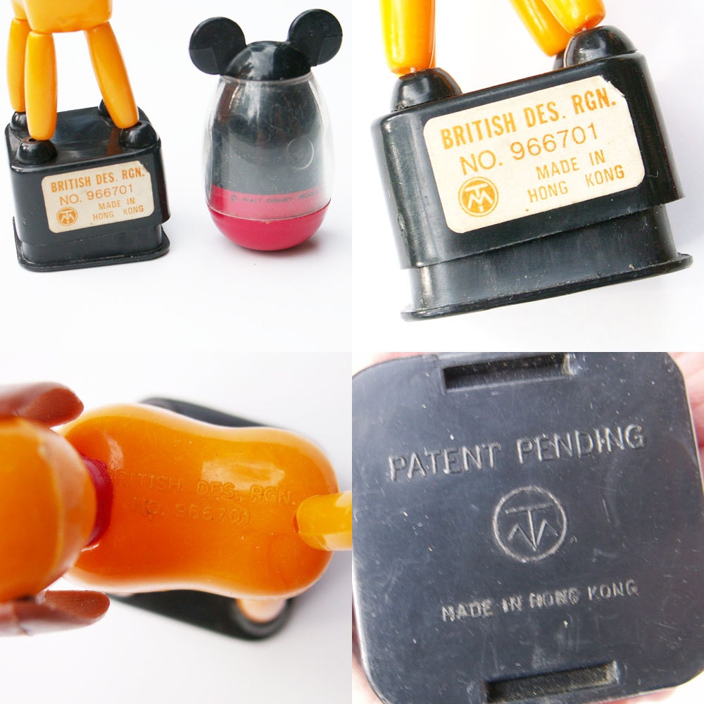 String Puppet Push Button Dog and Mouse Toy - Etsy