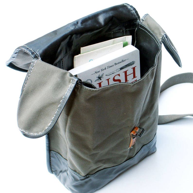 Military Canvas Shoulder Bag Accessory Pouch Rubberized - Etsy