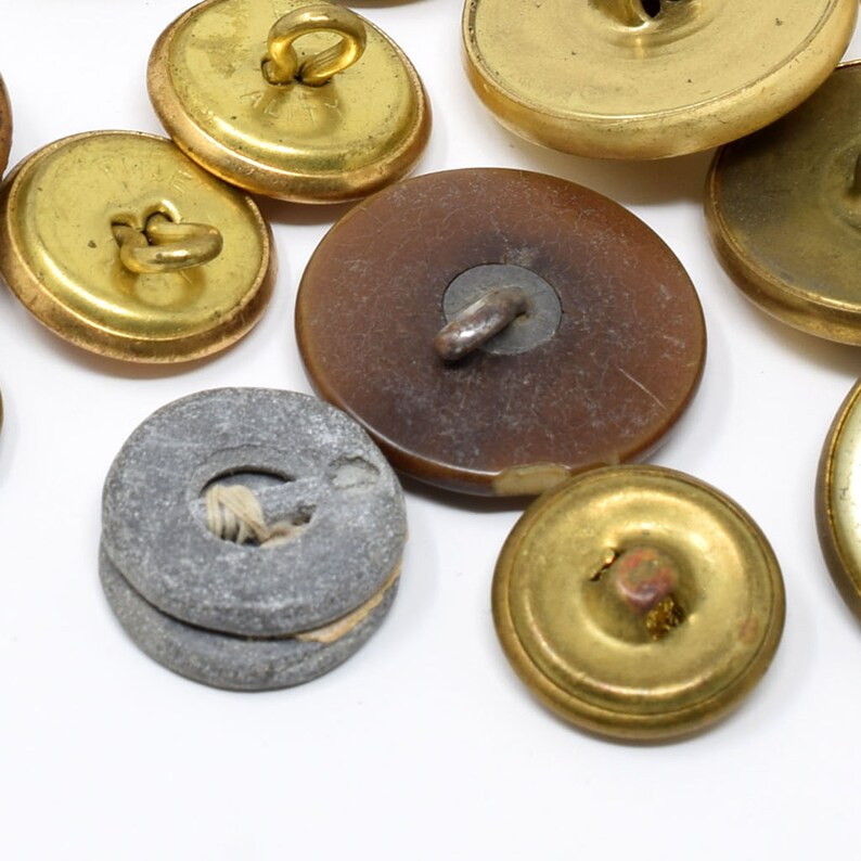 Military Style Buttons - Etsy