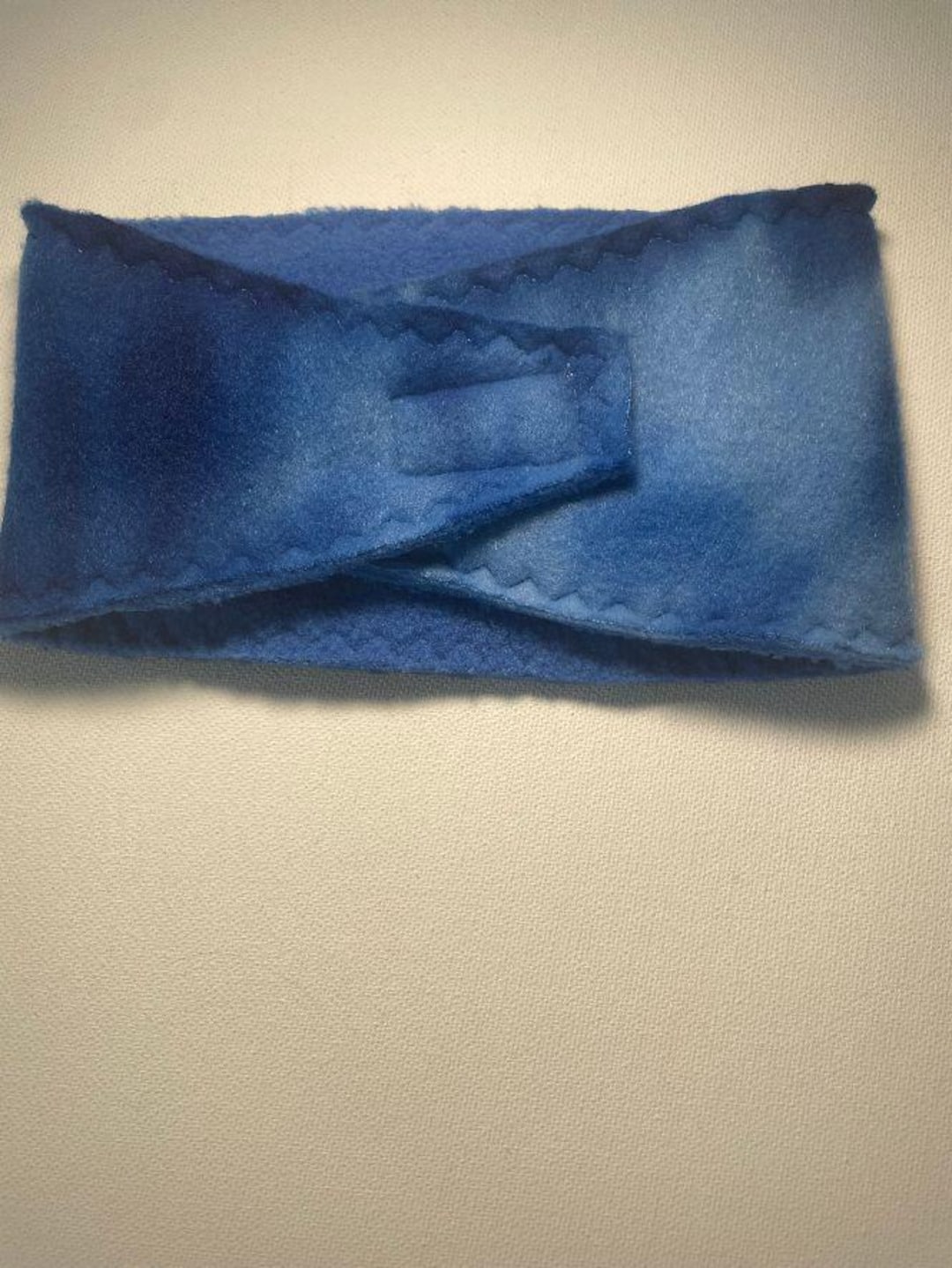 Ready to Ship 16" Fleece Belly Band - Finished Length 16" - Blue Tie ...