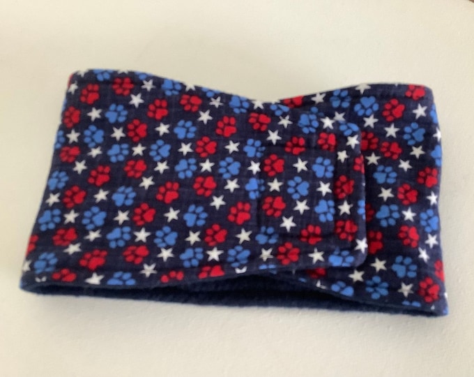 Dog Diaper - Male Dog - Belly Band - Belly Wrap - Red, White and Blue ...