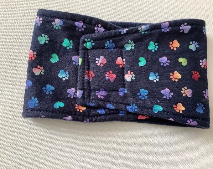 Male Dog Diaper Male Dog Belly Band Belly Wrap Soft Rainbow Hearts and ...