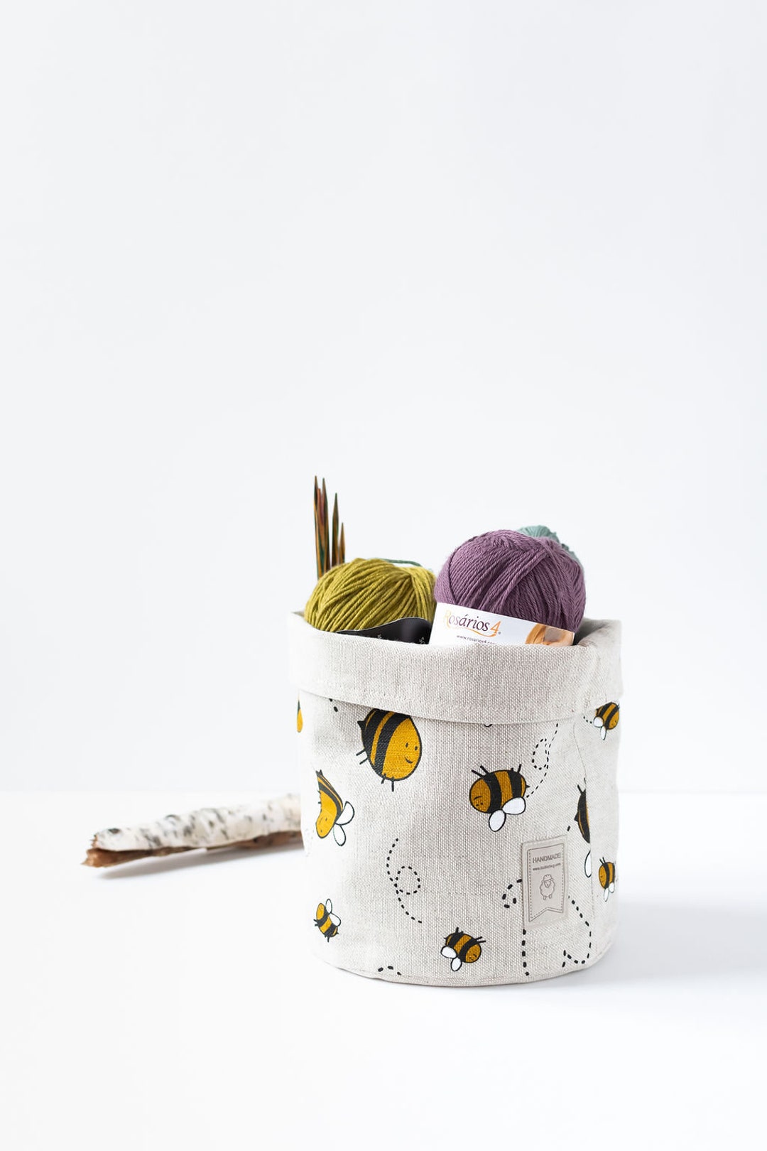 KIP Bag, KIP Box, Yarn Storage, Storage Bin, Fabric Basket, Fabric Box ...