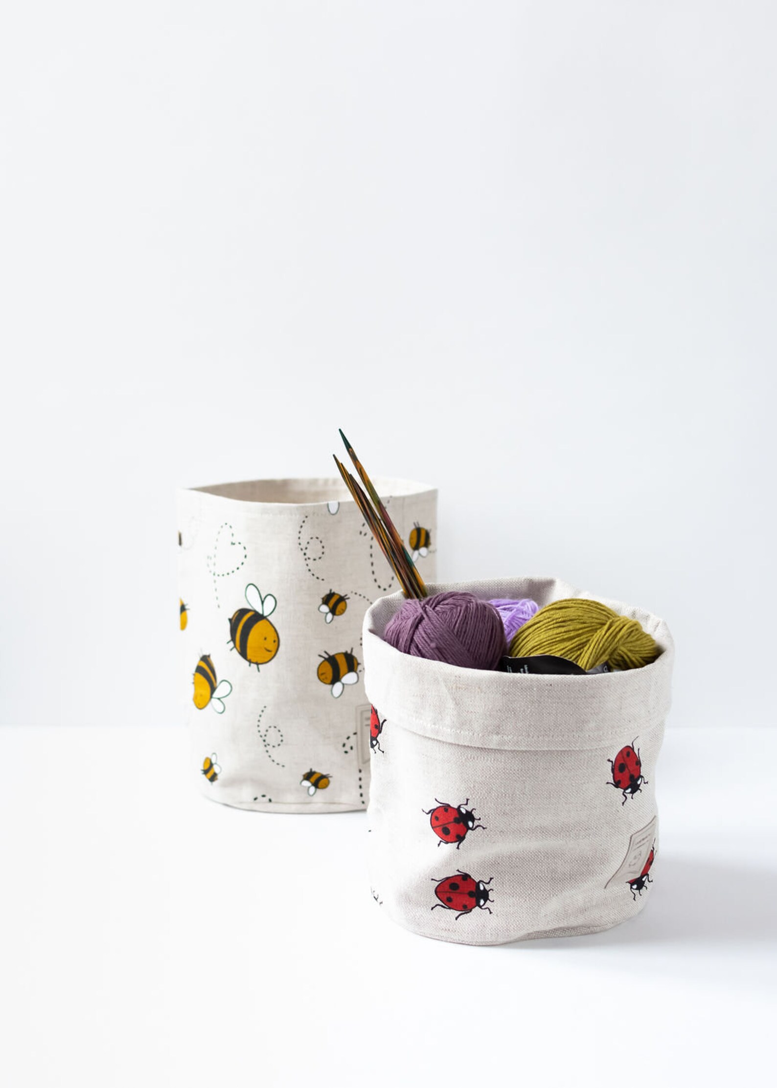 KIP Bag KIP Box Yarn Storage Storage Bin Fabric Basket | Etsy