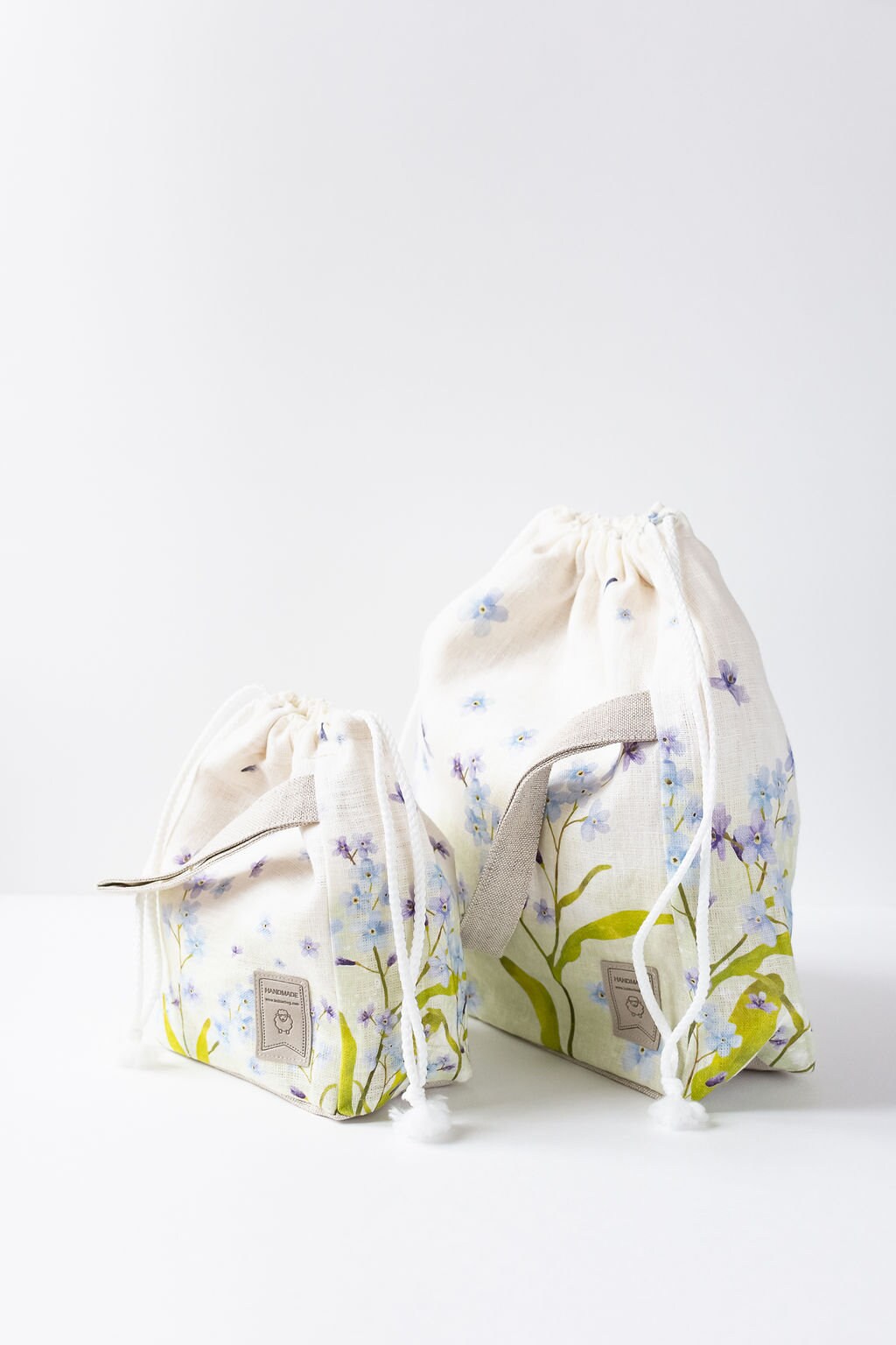 Project bags. Set of 2 Knitter Project Bags. Large and Small. | Etsy