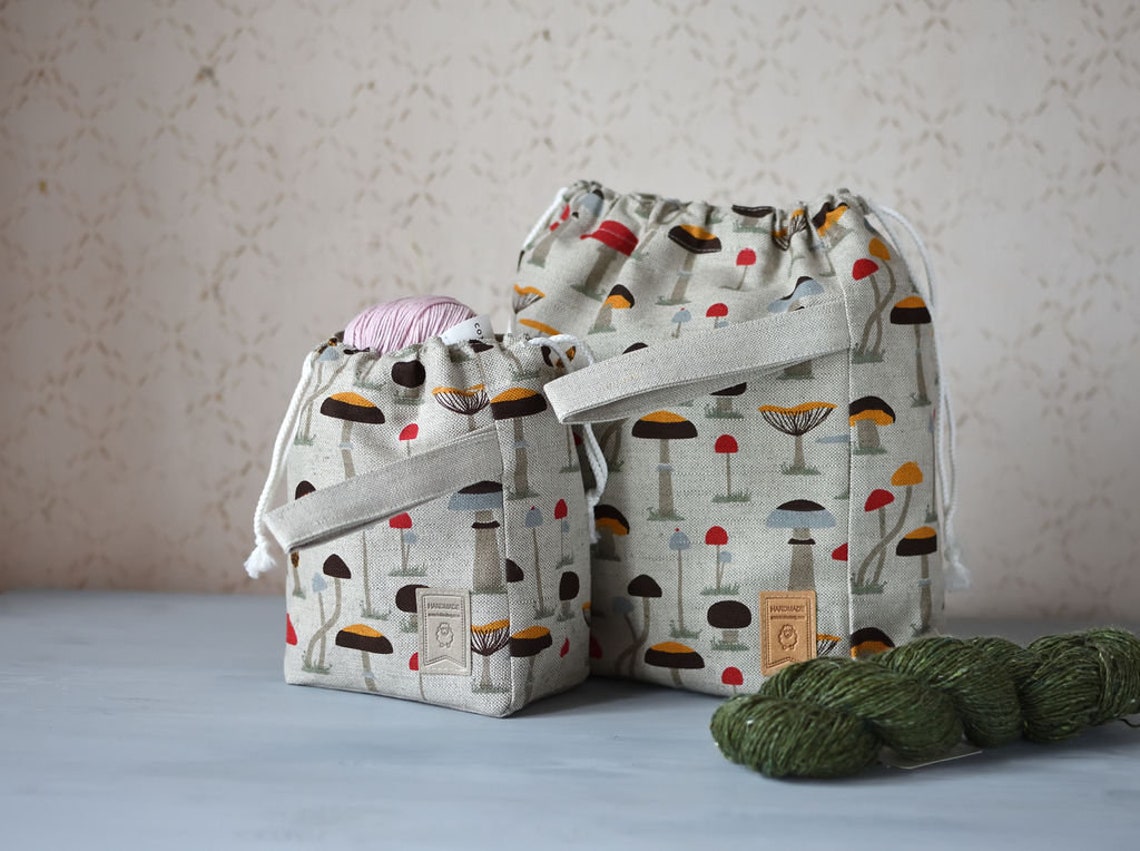 Knitting Project MINI Bag. Special Knitterbag Design. - Etsy