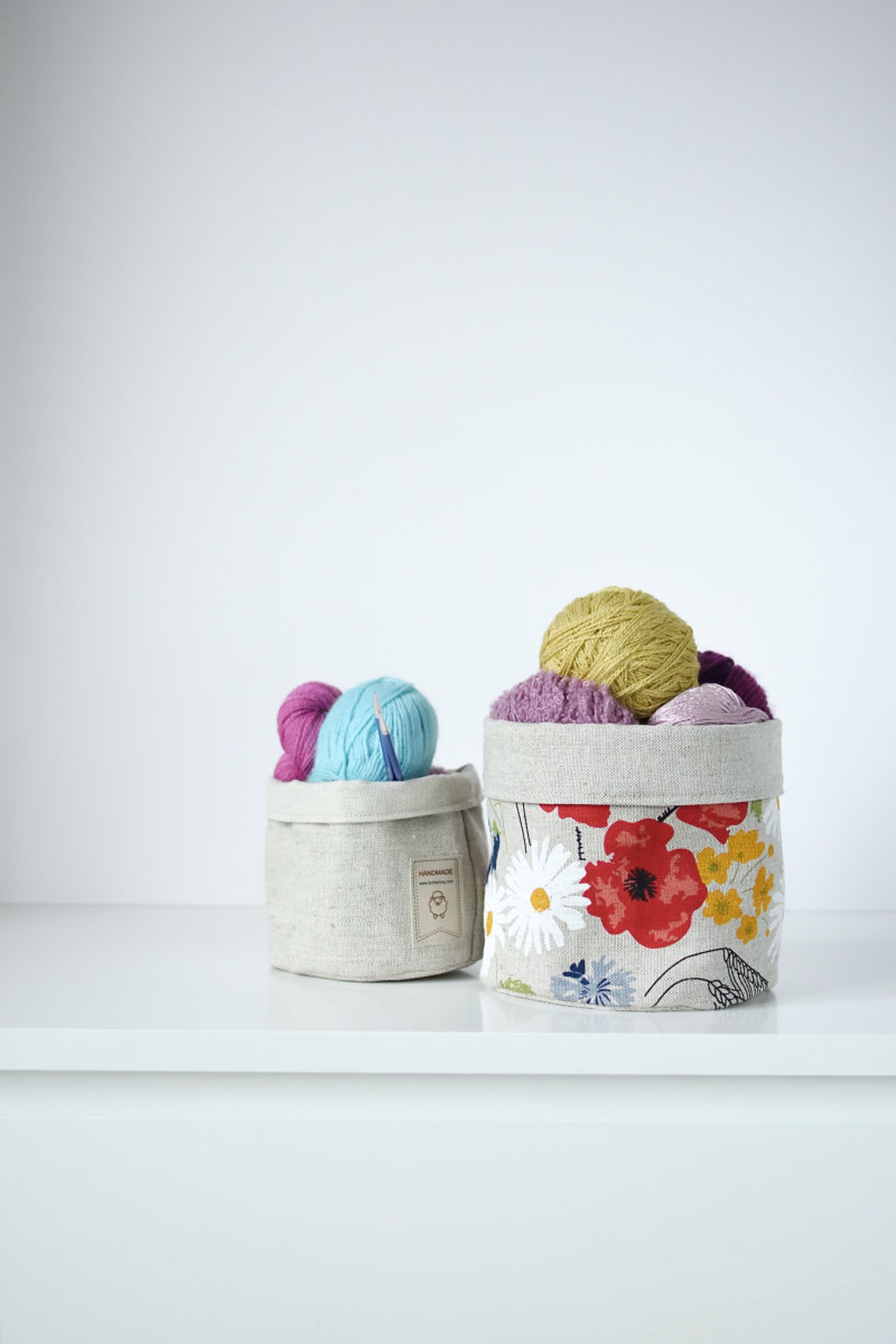 KIP Bag KIP Box Yarn Storage Storage Bin Fabric Basket | Etsy