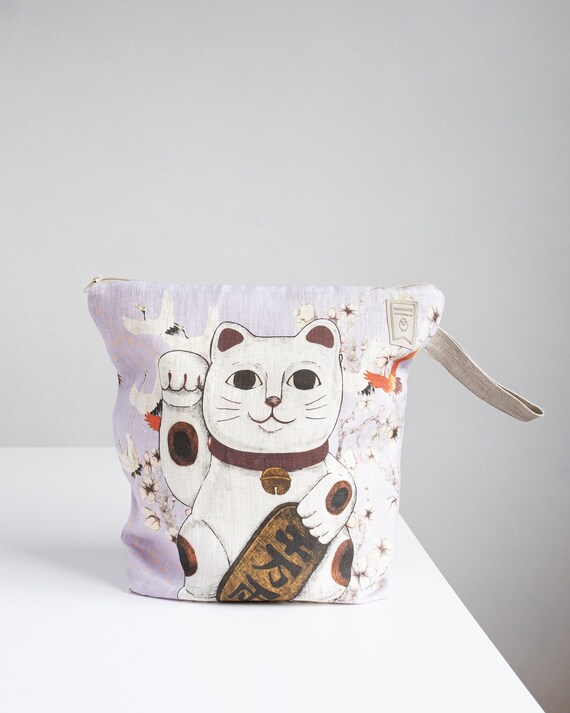 Maneki neko purse store