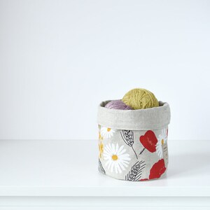 Project organiser Flower pattern KIP bag KIP box Yarn | Etsy