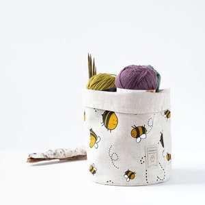 KIP Bag, KIP Box, Yarn Storage, Storage Bin, Fabric Basket, Fabric Box ...