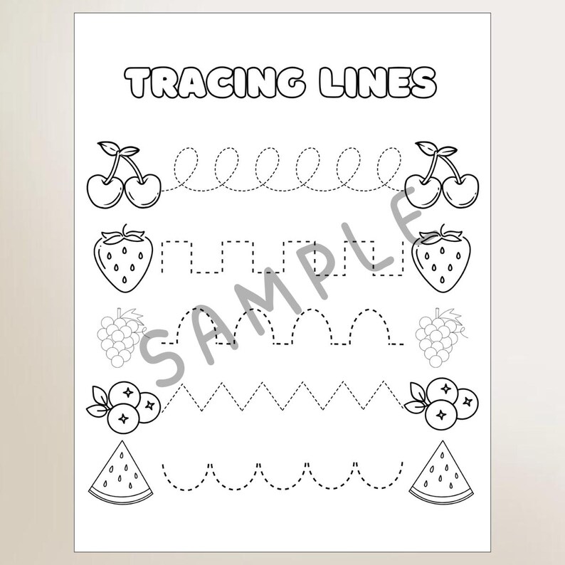 Preschool Line Tracing Worksheets Lines Trace Pages Homeschool Busy ...