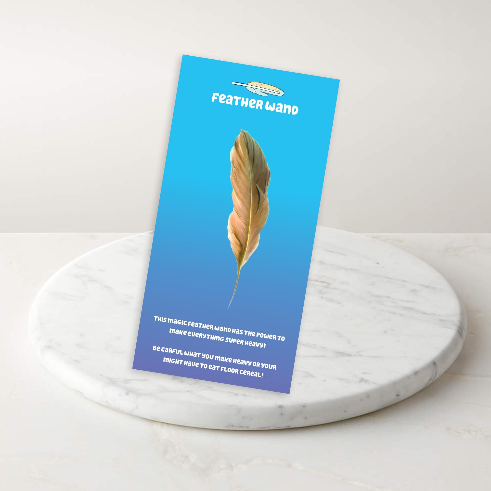 Feather Wand Bluey Party Favors for Kids Party Activities for Kid Blue ...