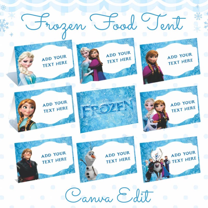 Frozen Food Decoration - Etsy