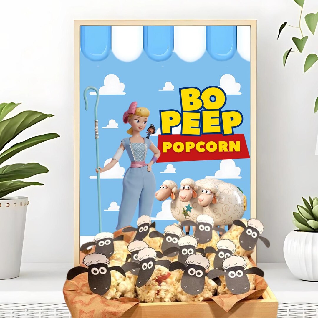 Toy Story Pop Corn Sign, It's a Boy Story Party Sign, Toy Story Party ...