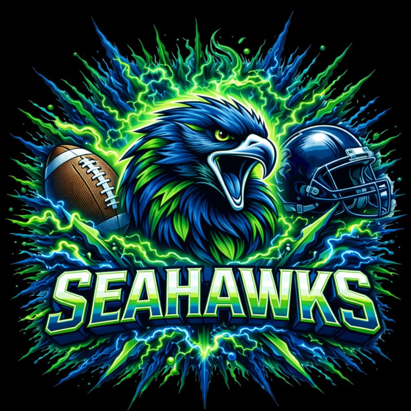 Seattle Seahawks Clipart - Etsy